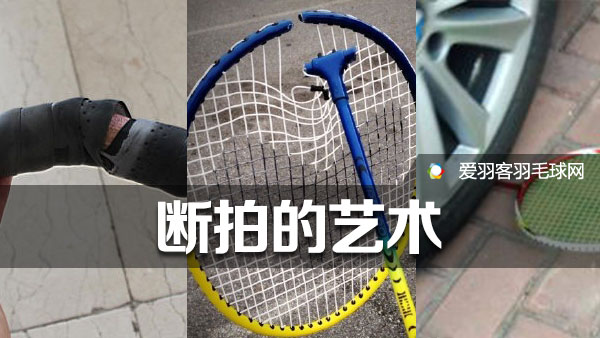 见过断拍，没见过断得这么妖娆的！ - 爱羽客羽毛球网